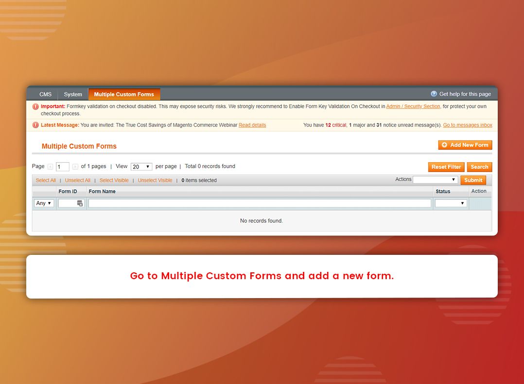 Magento Custom Forms Extension | Zestard Shop