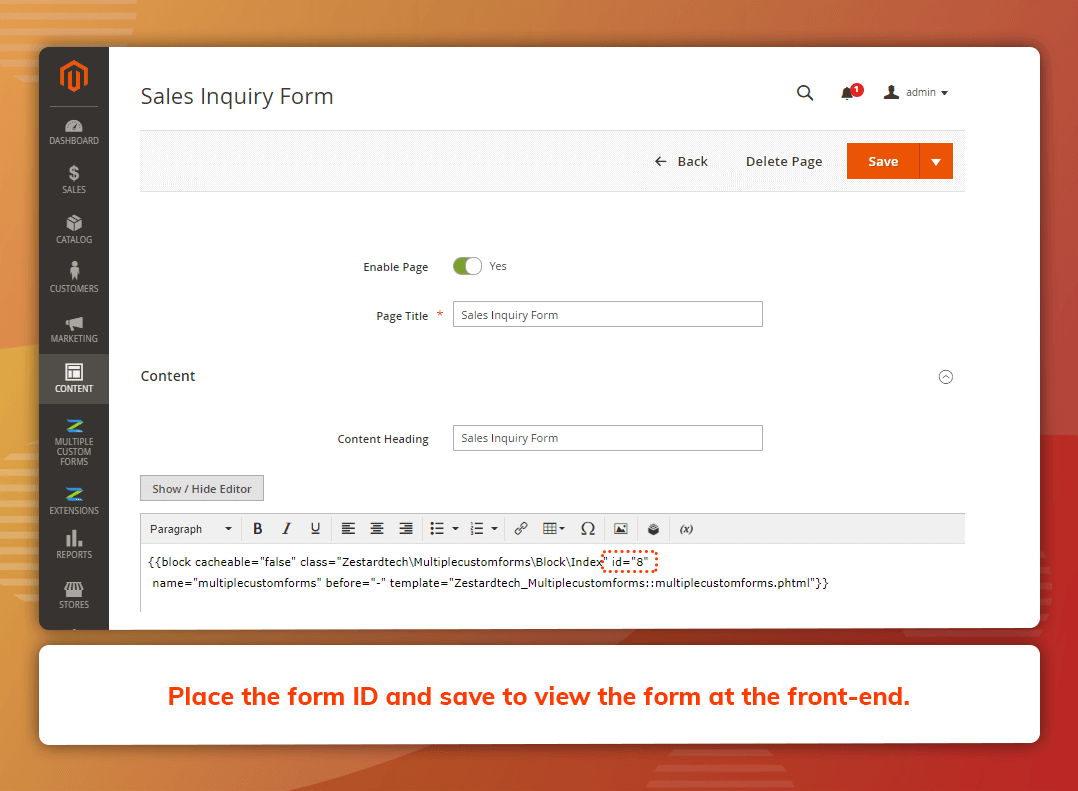 Magento 2 Custom Forms Extension | Zestard Shop